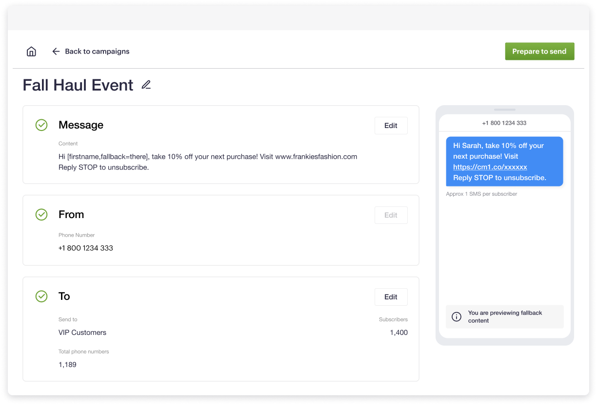 SMS Marketing Platform | Campaign Monitor