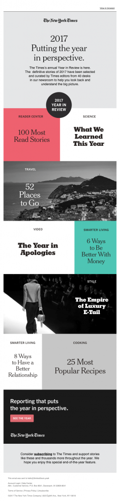 5 Best Email Newsletters from Publishers in 2018 | Campaign Monitor