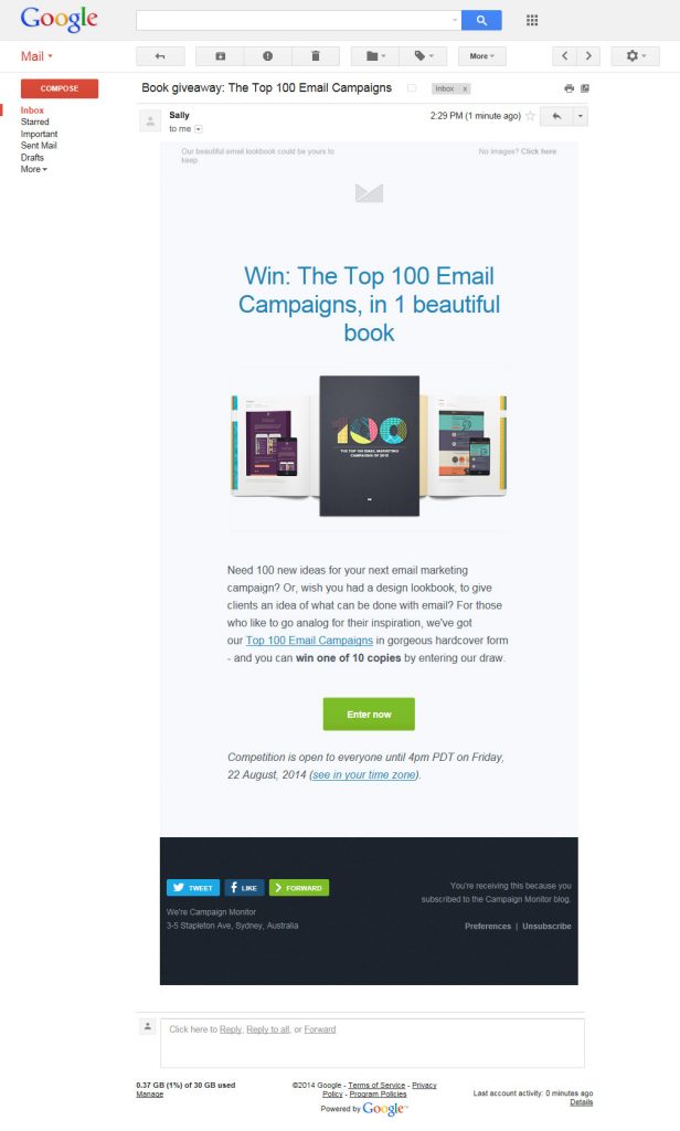 How to Create an HTML Email in Gmail | Campaign Monitor