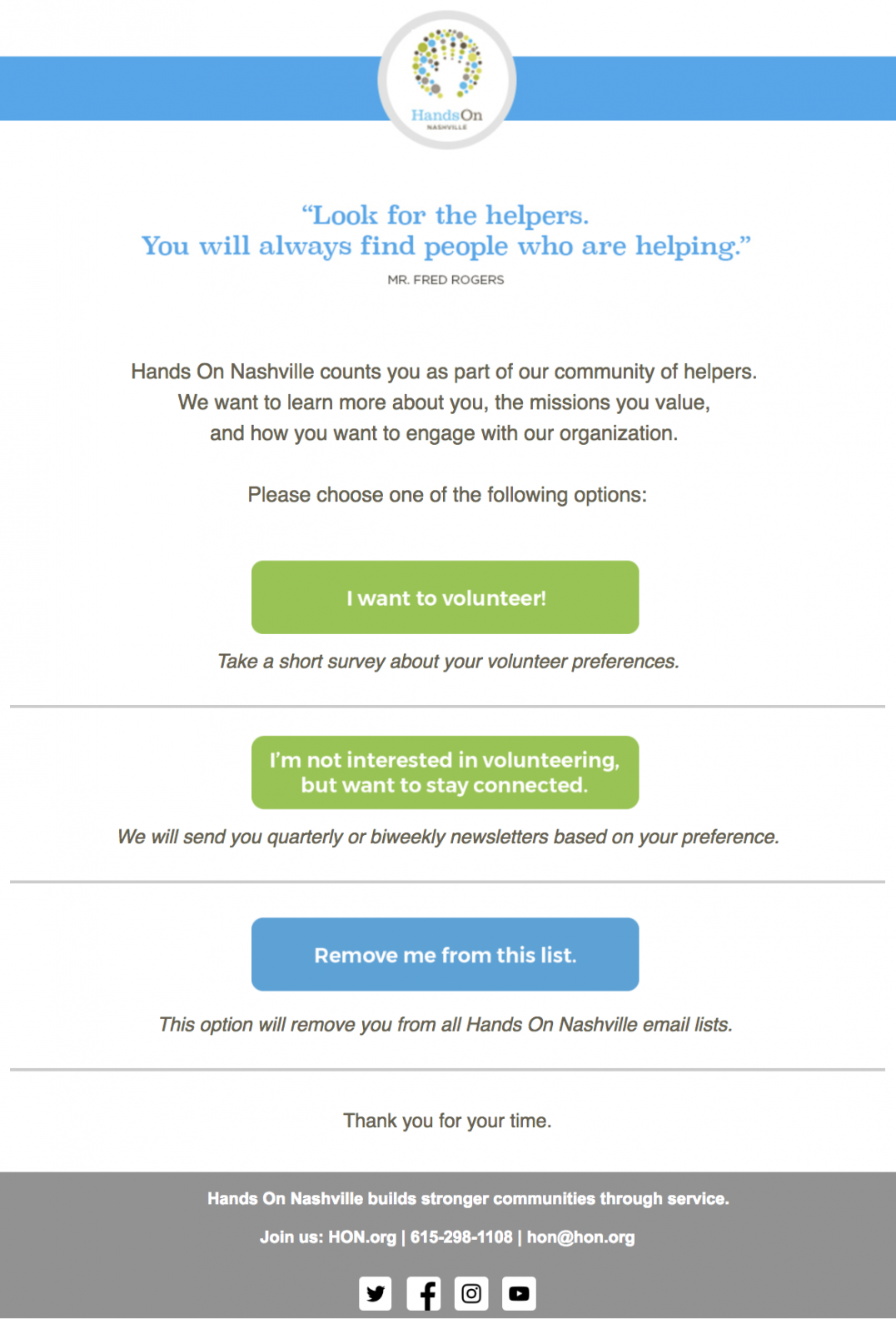 Email Roundup: Our 6 Favorite Nonprofit Campaigns | Campaign Monitor