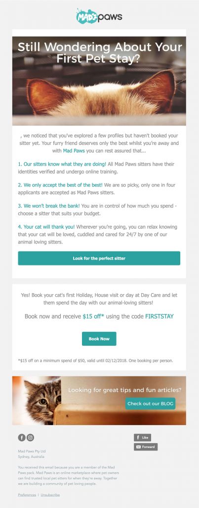 Mad Paws Uses Email Marketing to Strengthen Its Petcare Community ...