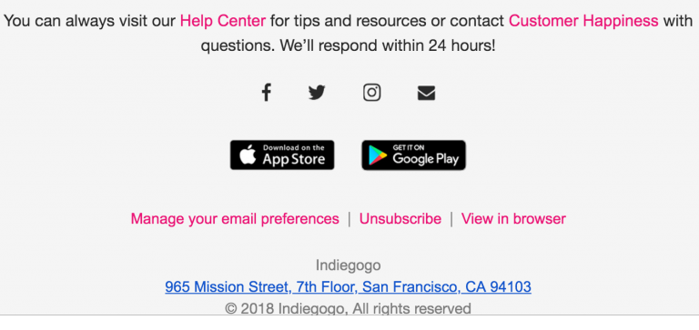 Great Examples of Updated Privacy Statement Emails | Campaign Monitor