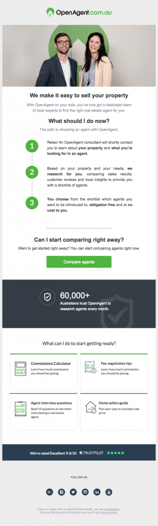5 Great Email Templates for Real Estate Agents | Campaign Monitor