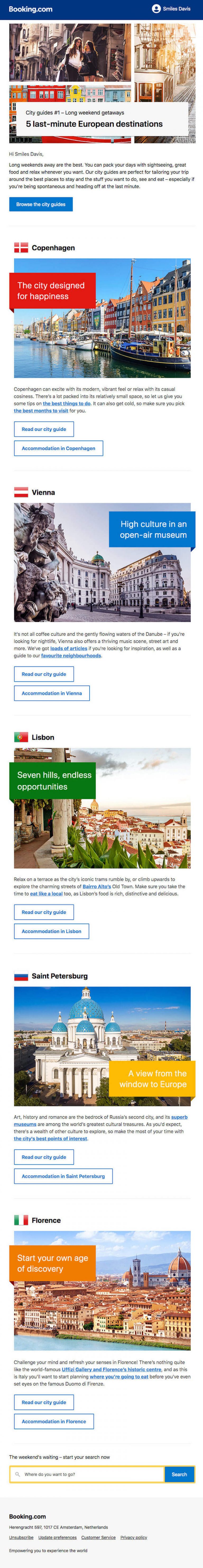 8 Things You Need in Your Travel Newsletter | Campaign Monitor