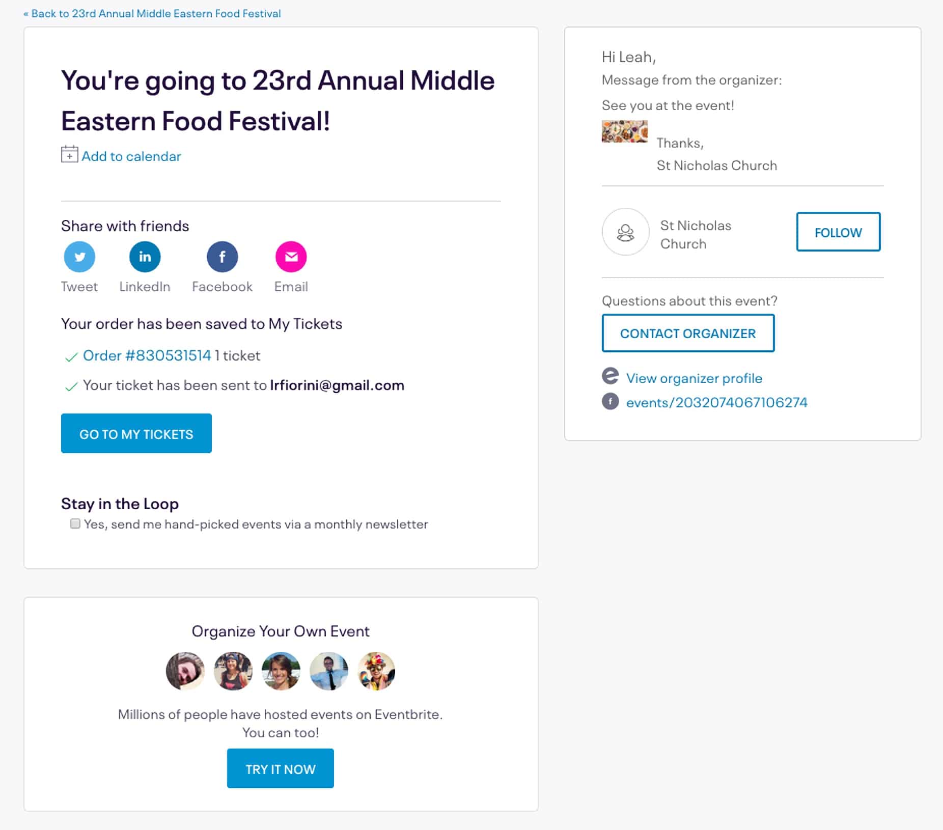 10 Confirmation Emails For Events With Examples Campaign Monitor