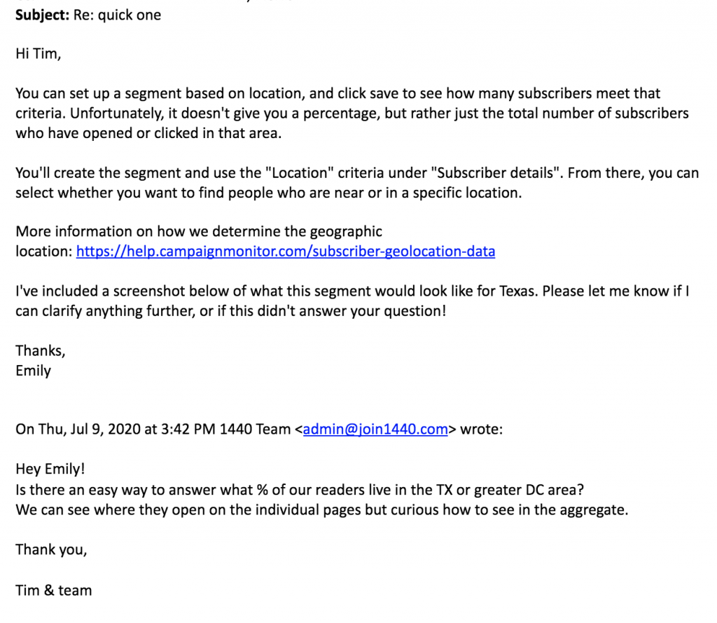 How 1440 Media Consistently Hits High Open Rates | Campaign Monitor
