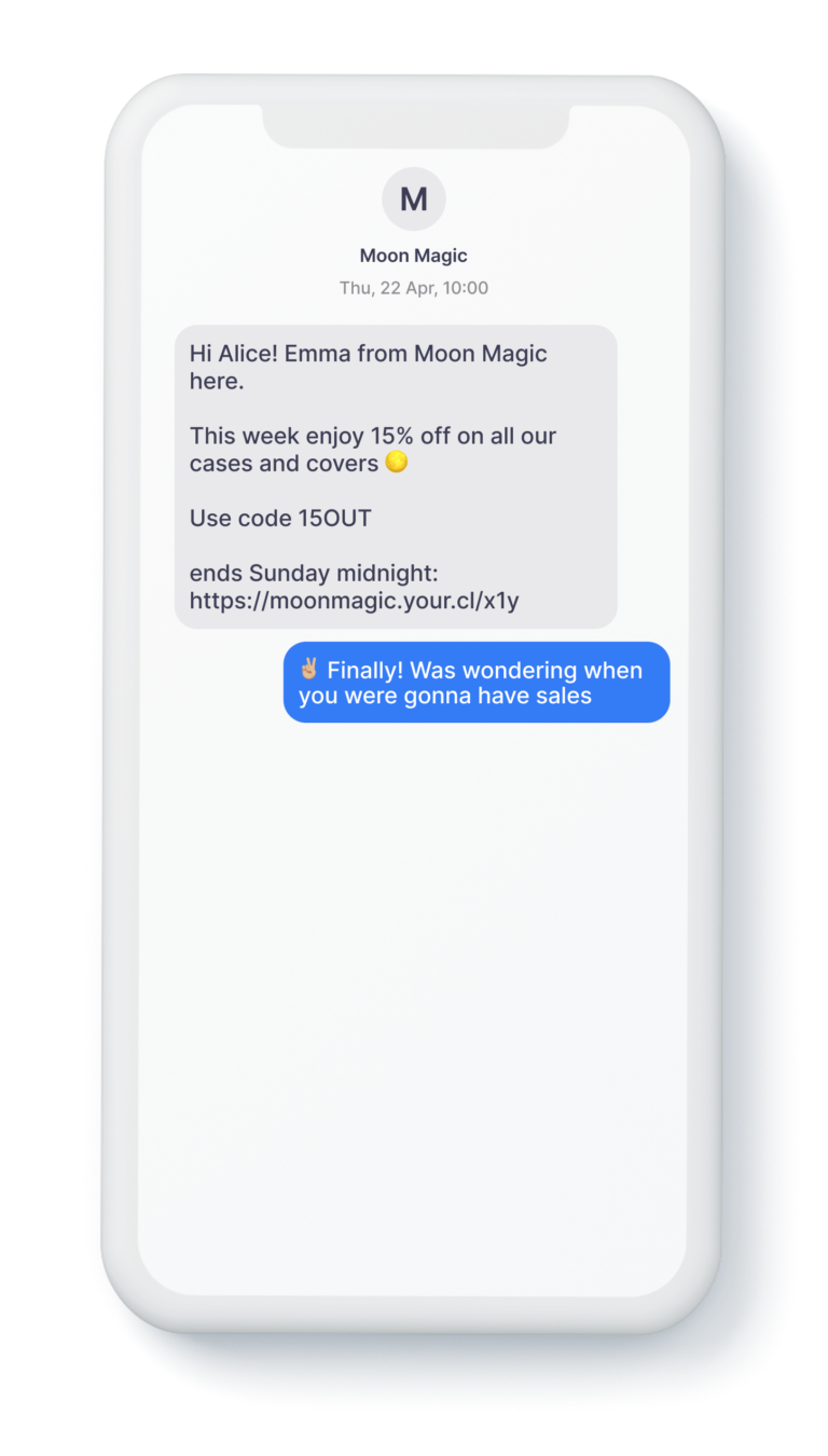6 SMS Marketing Tips For Copywriting With Examples Campaign Monitor 6-sms-marketing-tips-for-copywriting-with-examples-campaign-monitor
